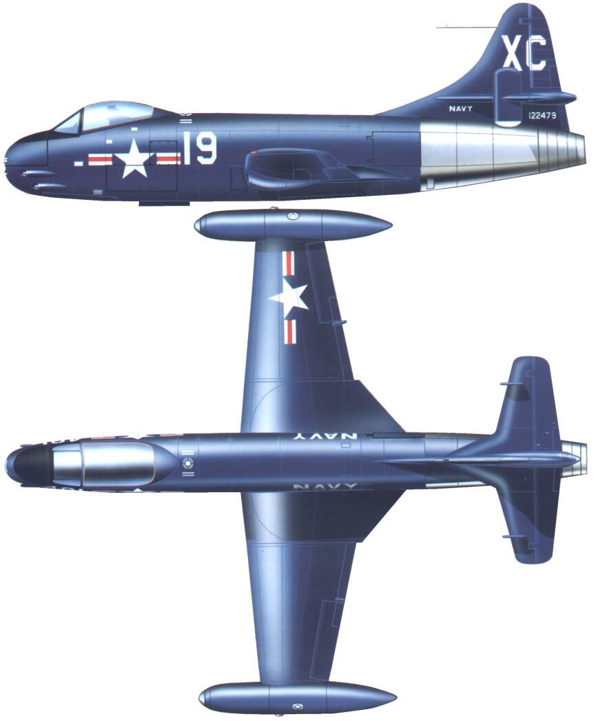 “F4U：大哥你谁？”——钱斯沃特 F6U“海盗” 喷气式战斗机 - 哔哩哔哩