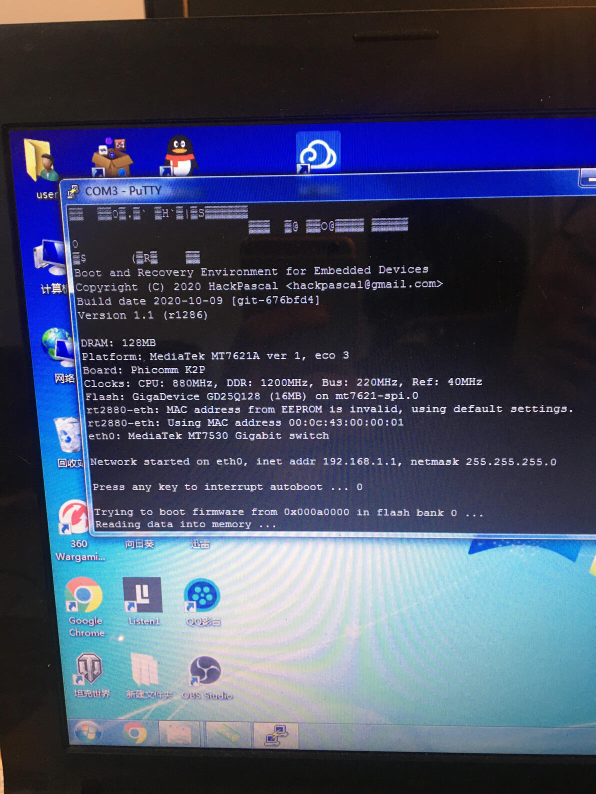 K2P拆机TTL刷breed 重要步骤记录 - 哔哩哔哩