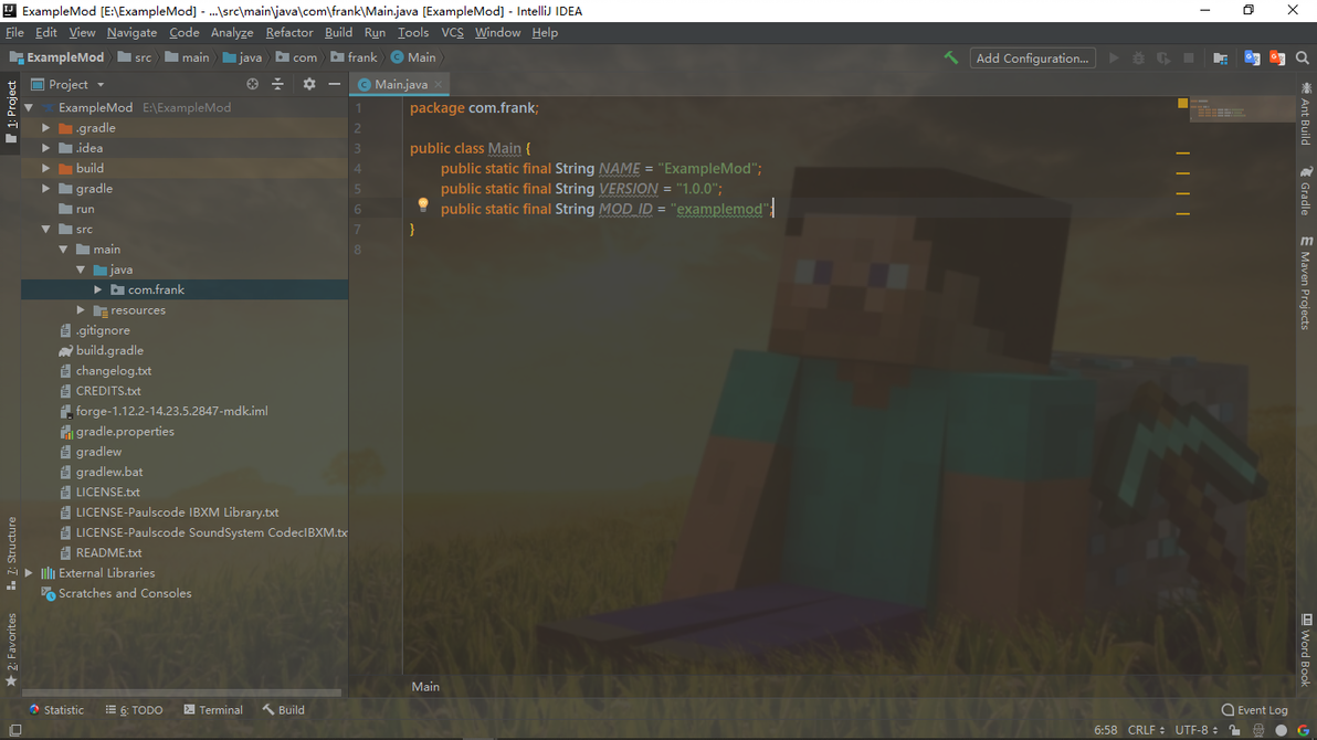 1.12.2Forge模组开发【2】Mod主类与mcmod.info - 哔哩哔哩