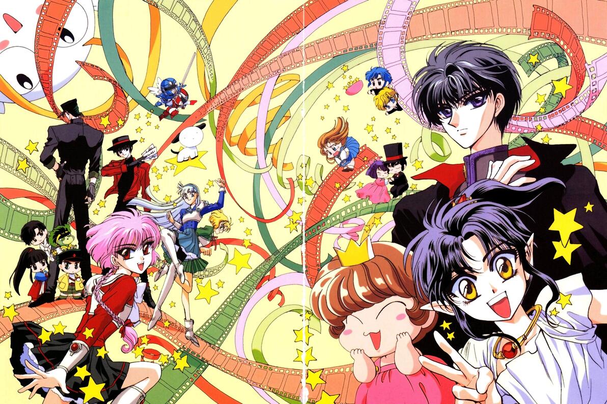 【高清资源】CLAMP原画集① - 哔哩哔哩