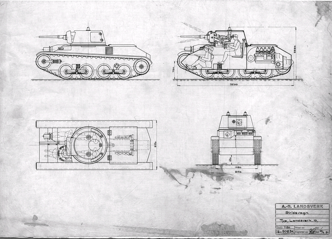 瑞典坦克发展简史（一）：strv m/31&fm/31 - 哔哩哔哩