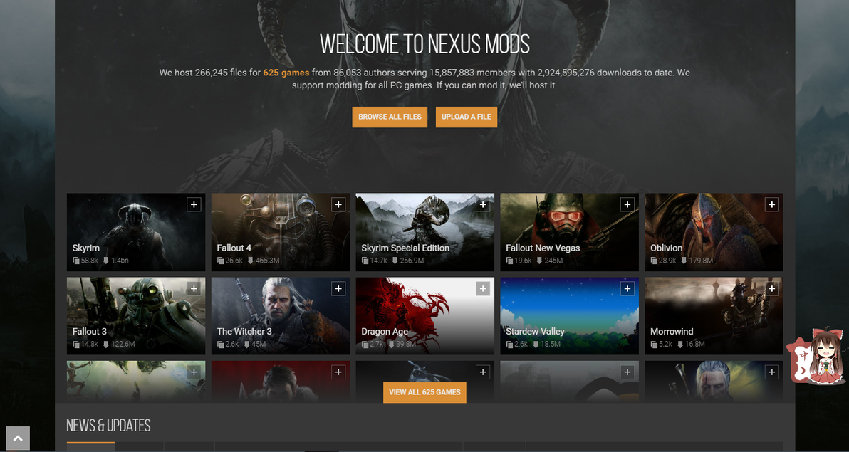 全球最大游戏mod网站分享_可以下载各种游戏的mod - 哔哩哔哩