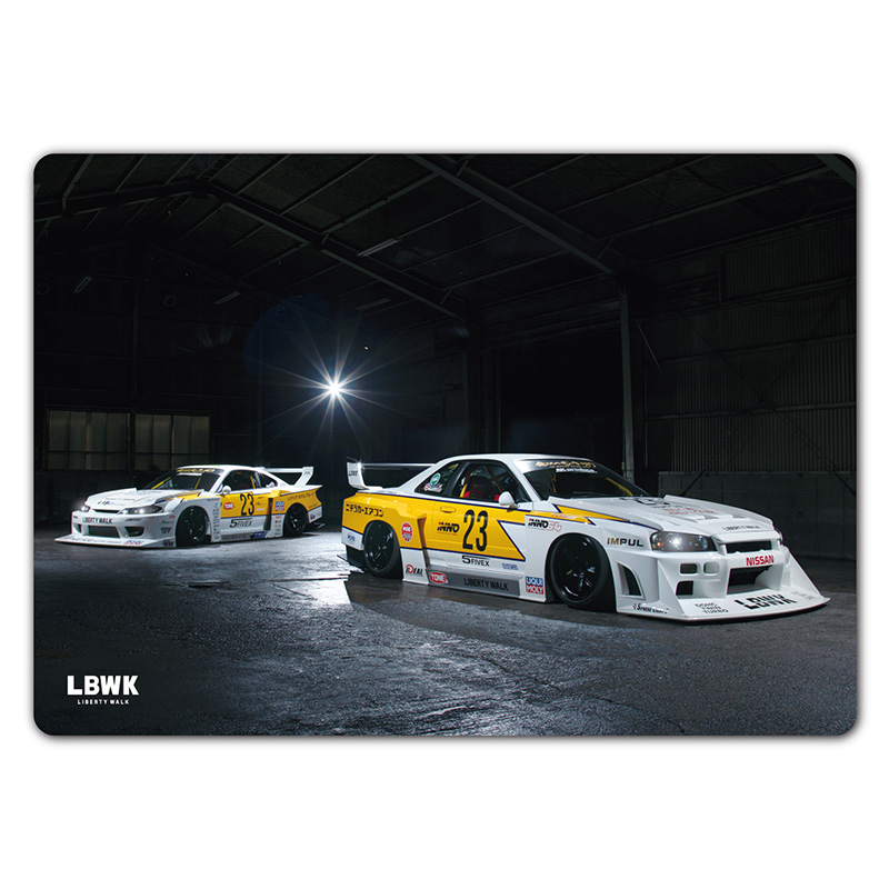 LBWK官方周边 LB-Silhouette WORKS S15×ER34亚克力纪念板（附购买链接） - 哔哩哔哩