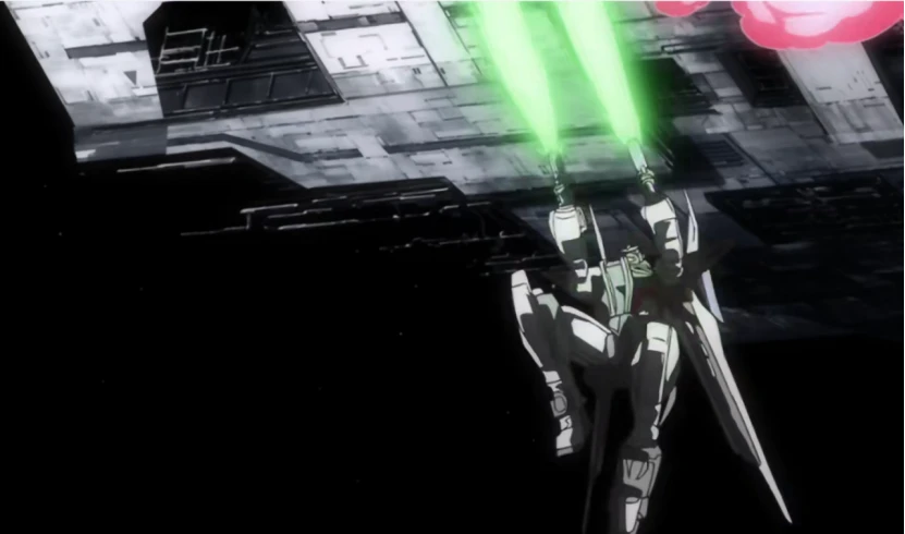 高达SEED机体介绍----GAT-X105E 漆黑强袭高达 - 哔哩哔哩