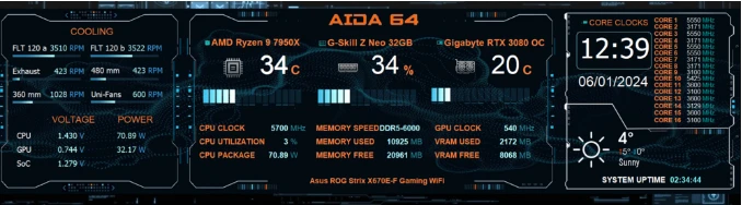 aida64 副屏lcd项目壁纸模板 论坛搬运收集（蓝奏云） - 哔哩哔哩