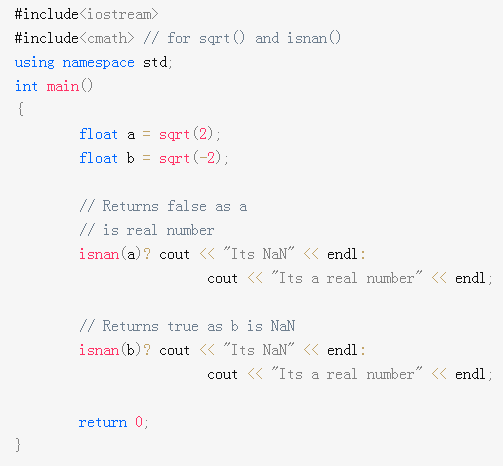 C/C++编程笔记：什么是NaN？如何检查NaN？ - 哔哩哔哩