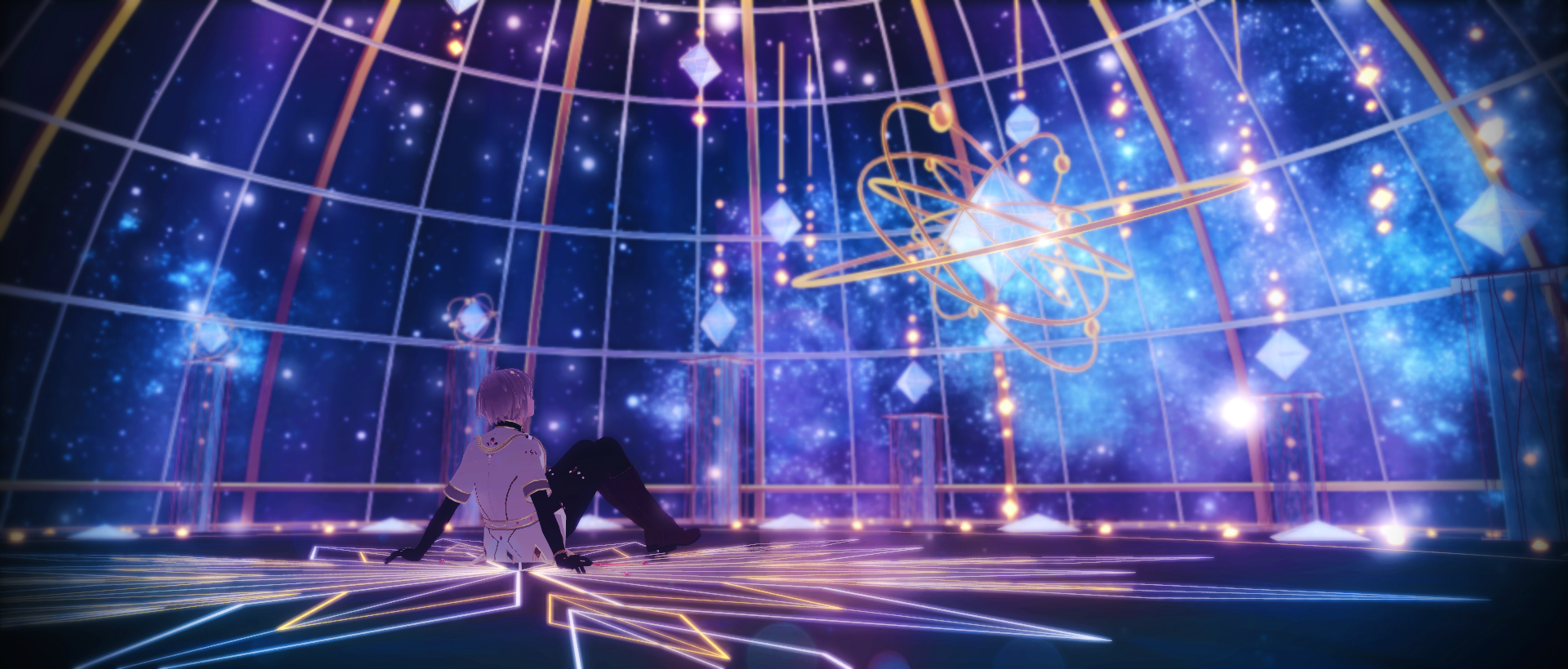 【MMD渲染分享04】星空系渲染 MACShader+A-Toon+ikUnderwater - 哔哩哔哩