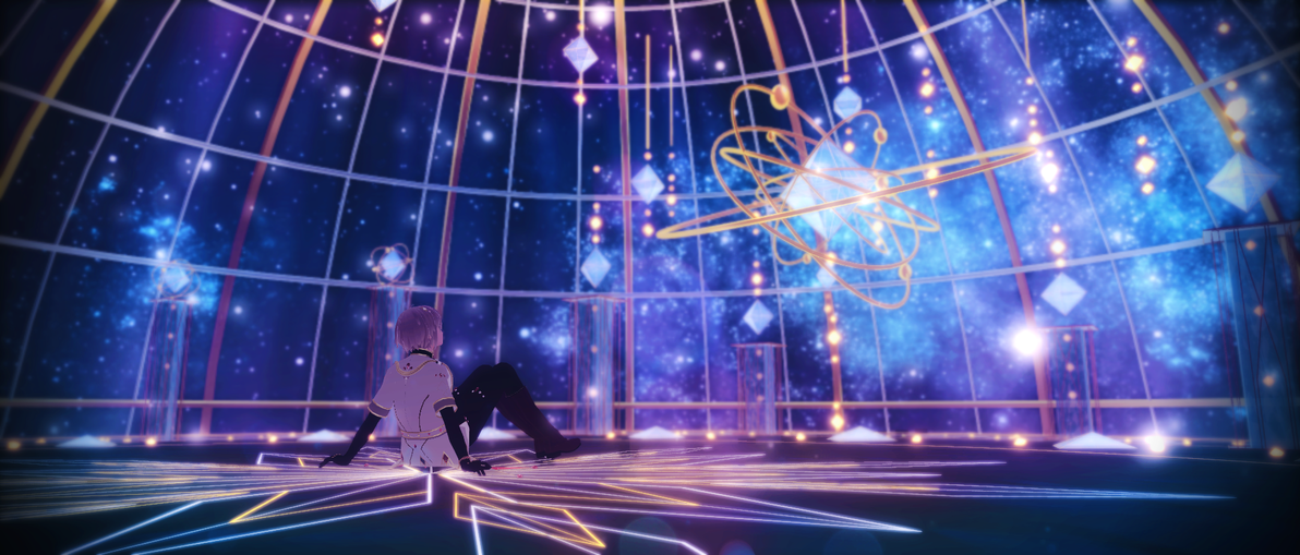 【MMD渲染分享04】星空系渲染 MACShader+A-Toon+ikUnderwater - 哔哩哔哩