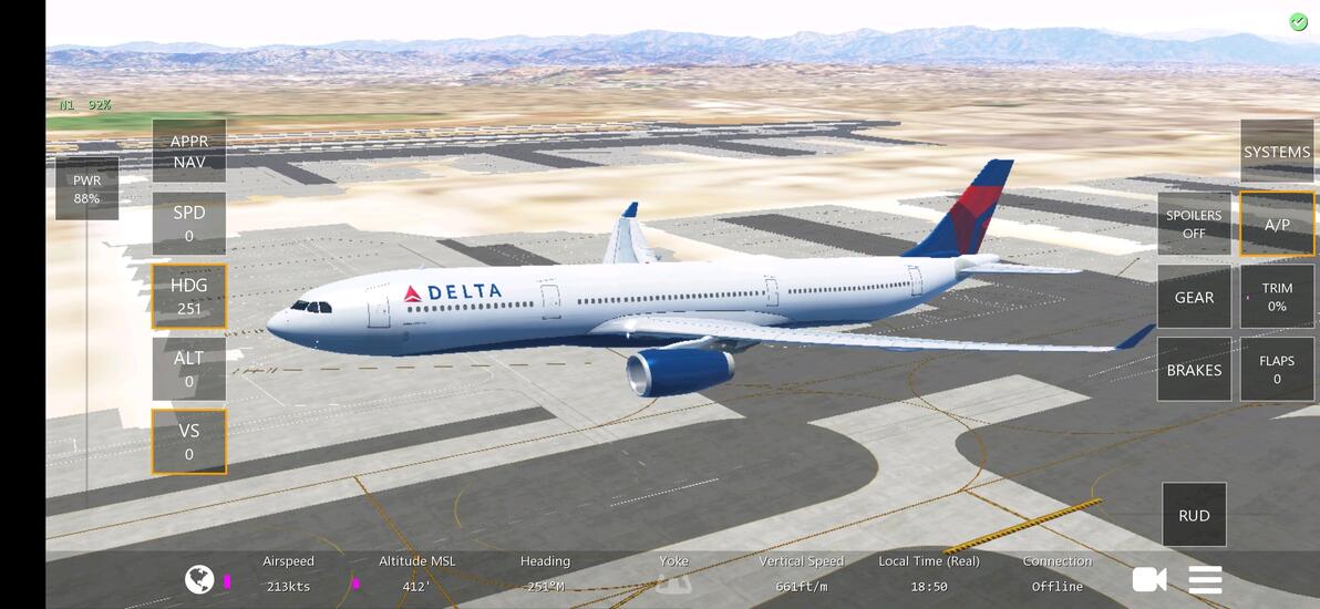 Infinte Flight~Delta Aie Lines - 哔哩哔哩