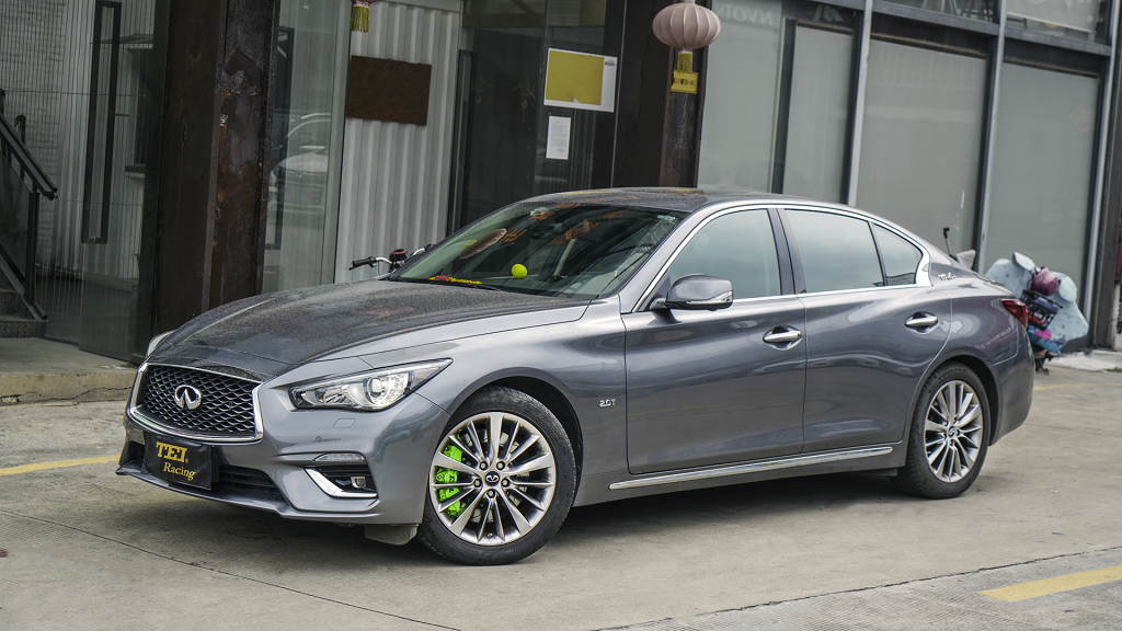 原厂双活塞卡钳有必要升级六活塞卡钳？英菲尼迪Q50L升级前轮刹车改装 - 哔哩哔哩