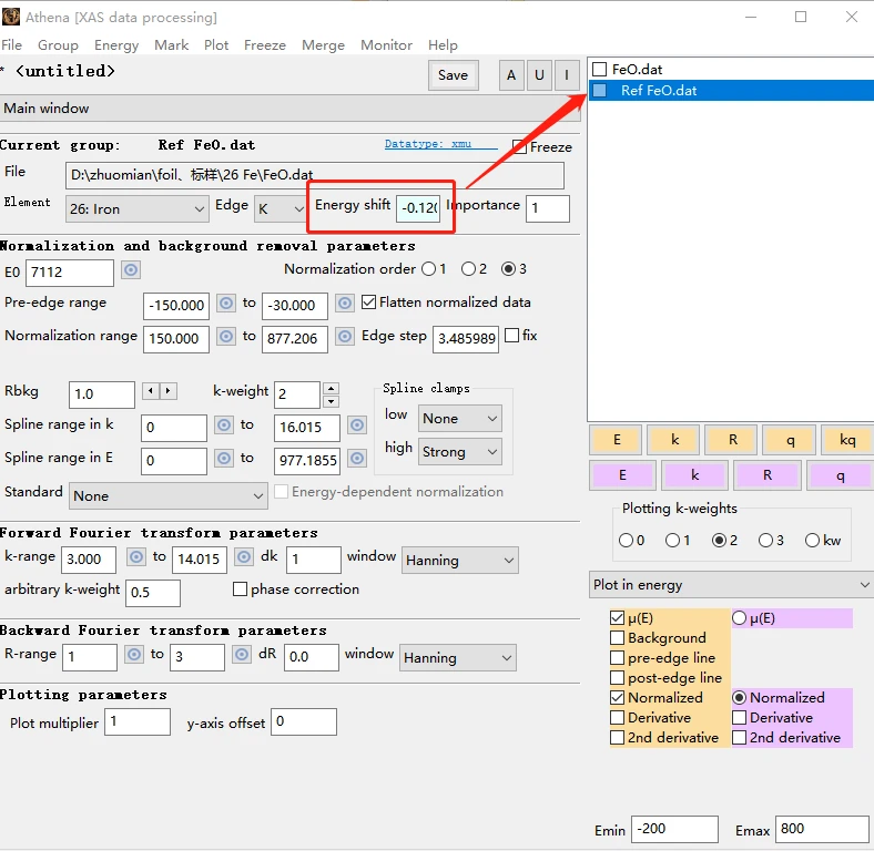 顶刊必备，同步辐射XAFS数据拟合Athena教程一网打尽 - 哔哩哔哩