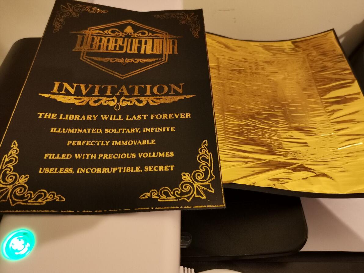 废墟图书馆邀请函{3(如何获得属于你自己的邀请函) - 哔哩哔哩