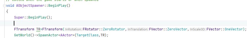 [零基础蓝图转C++]10.C++中实例化Actor和UObject - 哔哩哔哩