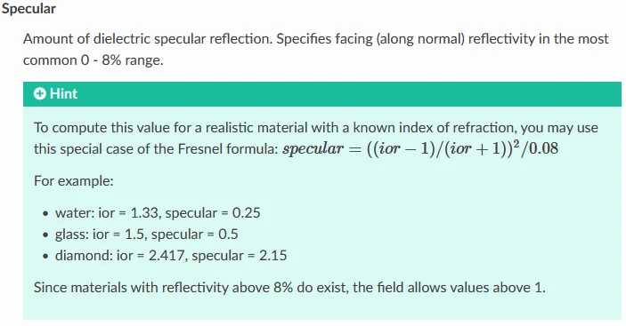 [渲染笔记] IOR & Fresnel & 金属 - 哔哩哔哩