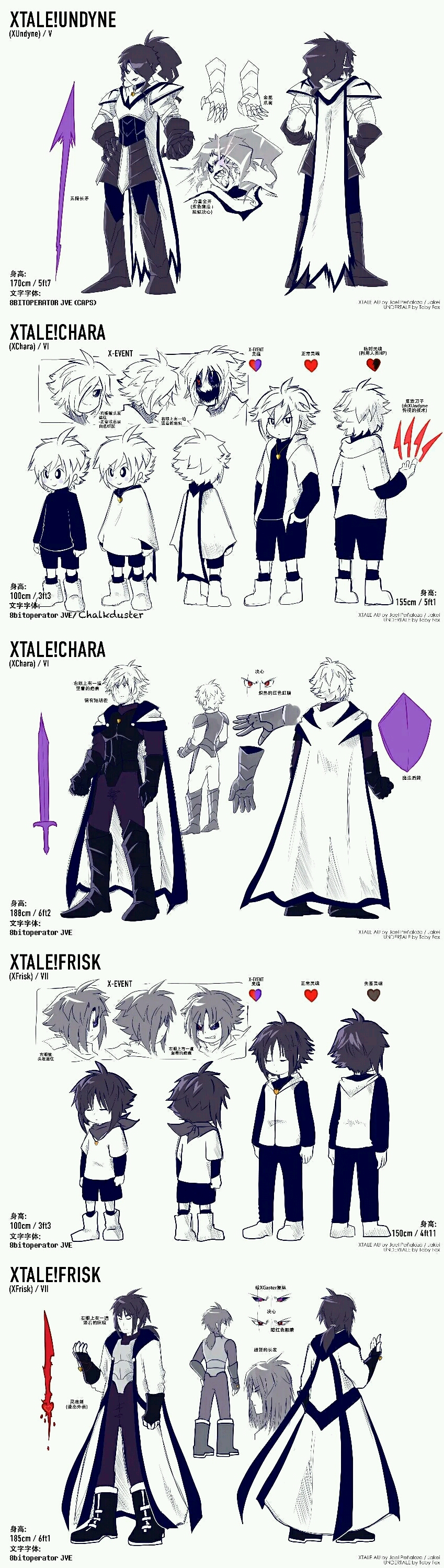 X-tale设定图 - 哔哩哔哩