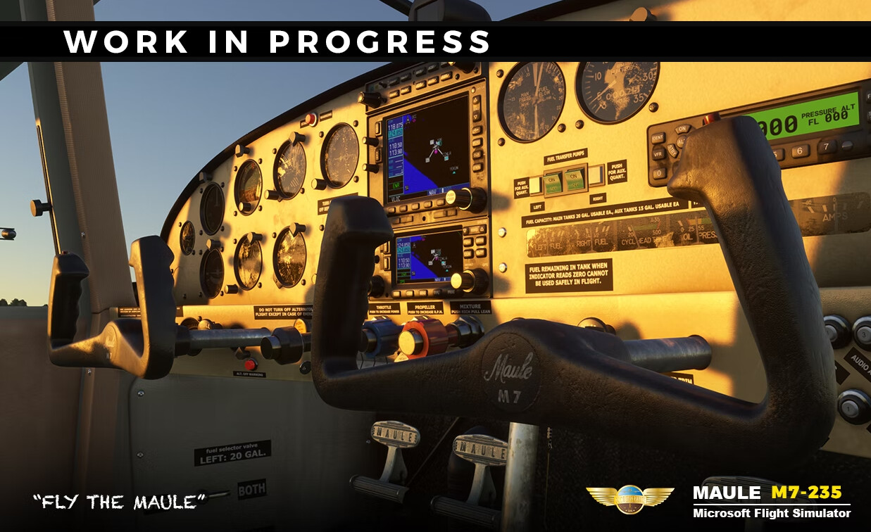 Pilot Experience Sim发布微软模拟飞行Maule M7机型预览 - 哔哩哔哩