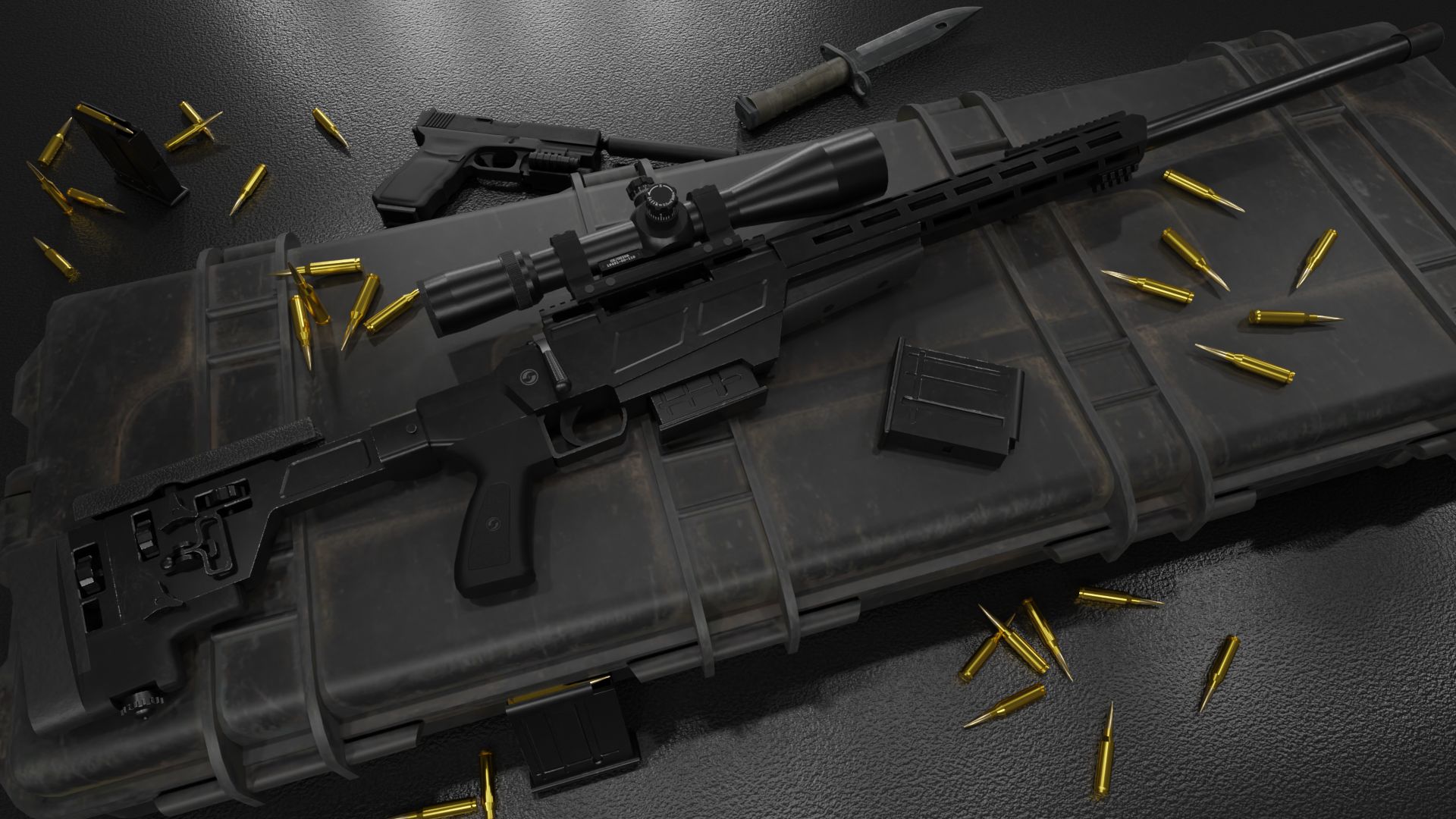 国产QBU203（CS/LR35）型7.62毫米高精度狙击步枪 - 哔哩哔哩