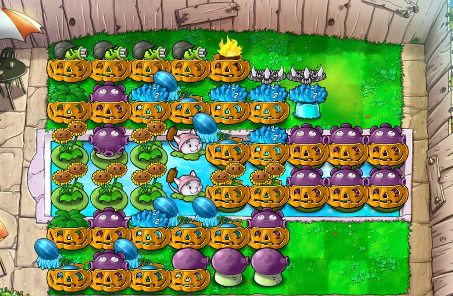 (Part 1) List of Common PVZ Setups with English Names - 哔哩哔哩