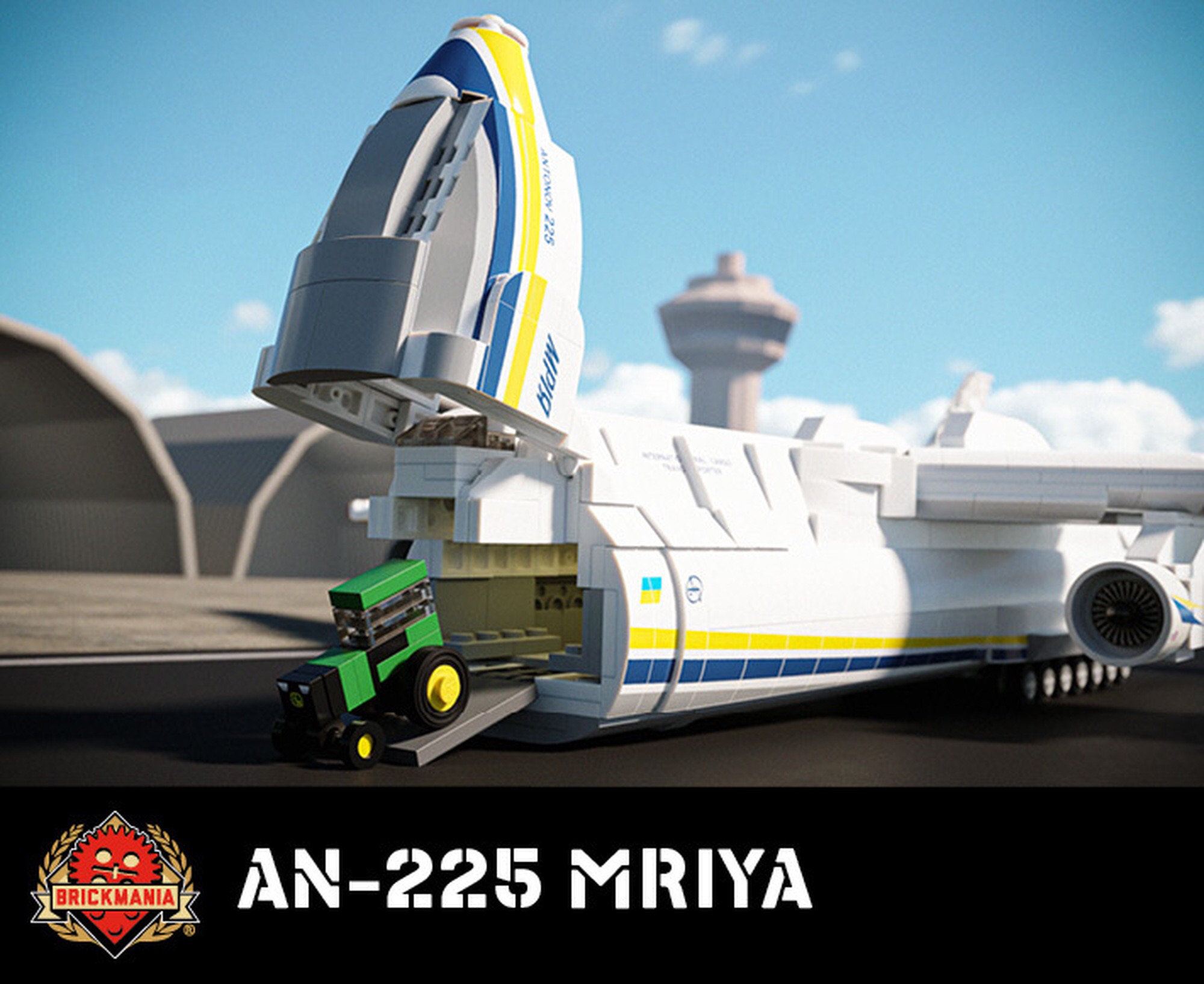 An-225“梦想”运输机乐高第三方brickmania模型 - 哔哩哔哩