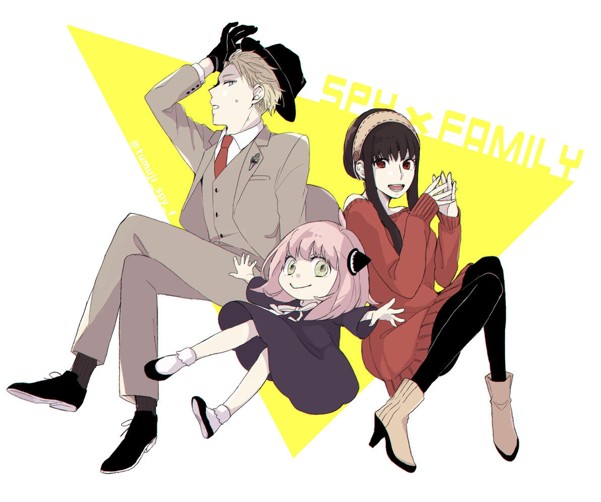 【美图推荐】黄昏、约尔、阿尼亚 。《间谍过家家（SPY×FAMILY）》爹强妈猛我无敌。 - 哔哩哔哩
