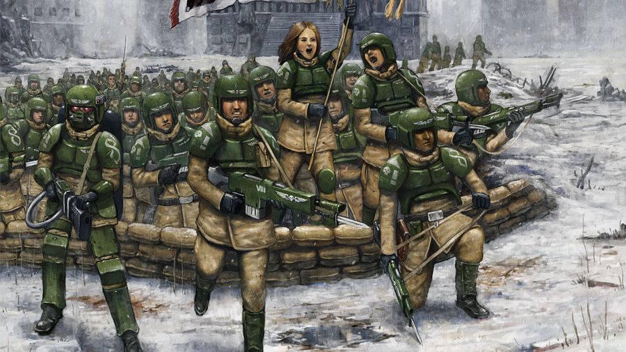 【战锤40K·帝国卫队】LEX翻译：征召兵 - 哔哩哔哩