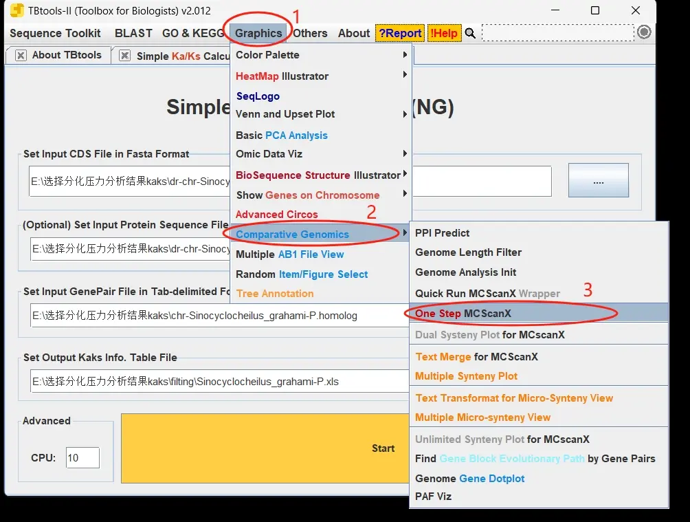 使用TBtools计算ka/ks - 哔哩哔哩