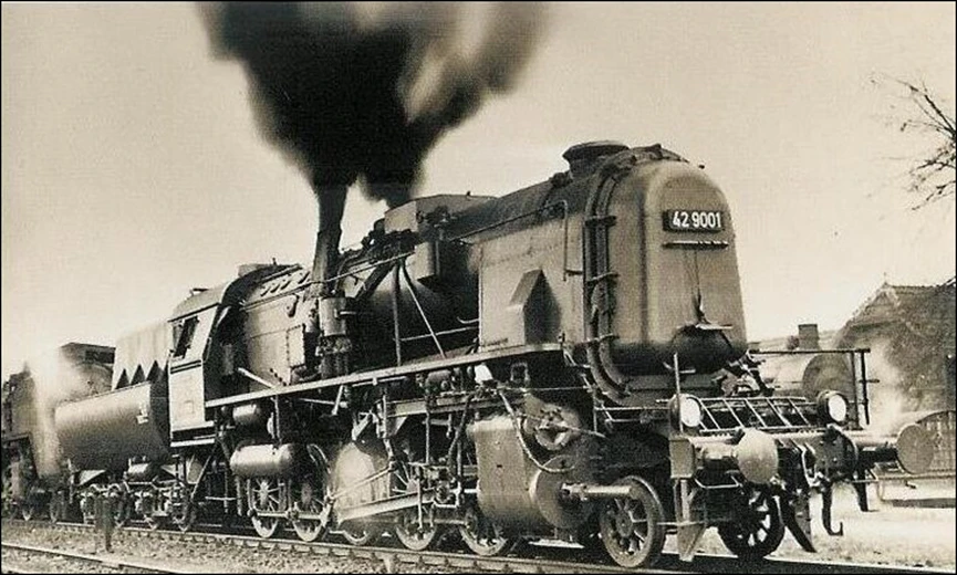 “车轮必须为胜利而转动”——德意志帝国铁路BR52型2-10-0式战争机车 - 哔哩哔哩