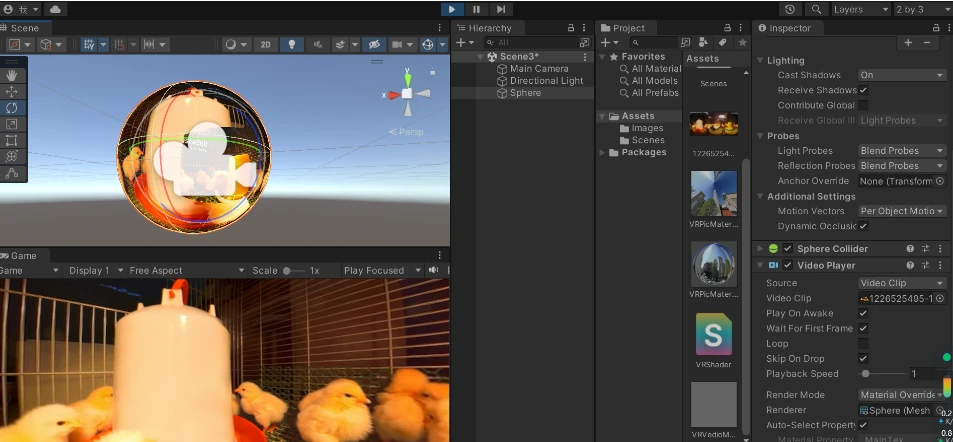 Unity3d实现360全景视频的观看 - 哔哩哔哩