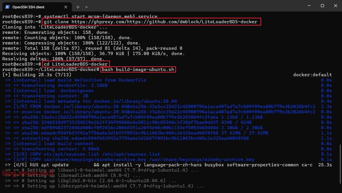 Linux用MCSM搭建我的世界LLBDS(基岩版插件服)服务器 教程，MC基岩版开服 - 哔哩哔哩