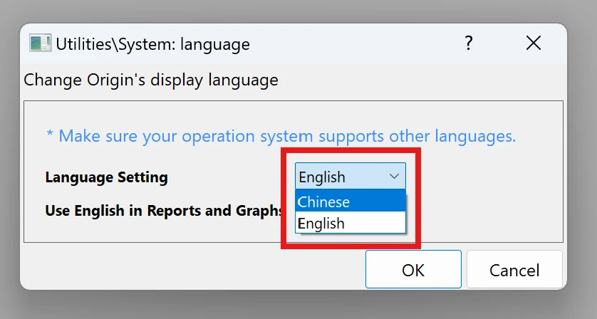 origin如何切换中英文界面？ - 哔哩哔哩