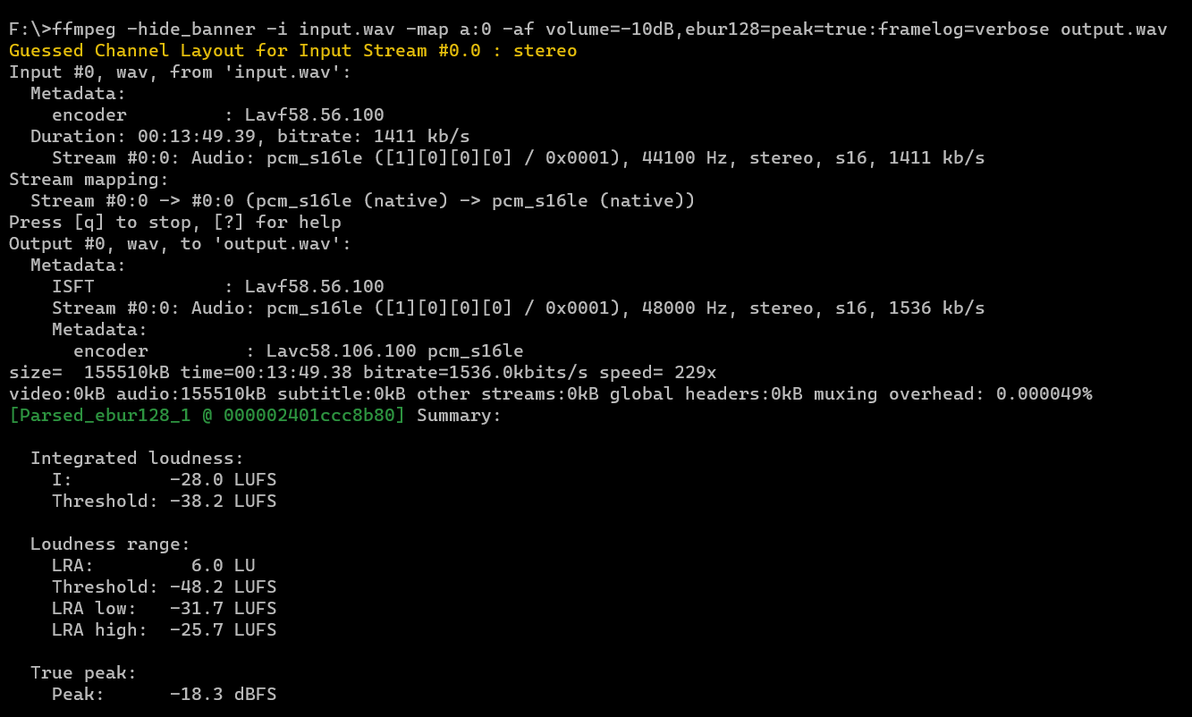 音频 响度标准化 EBU R.128 - 哔哩哔哩