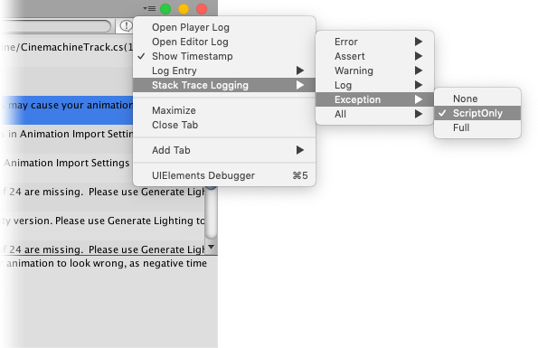 Unity-Console 窗口 - 哔哩哔哩