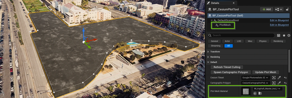 【UE5】使用Geometry Script和蓝图来快速替换CesiumTiles - 哔哩哔哩