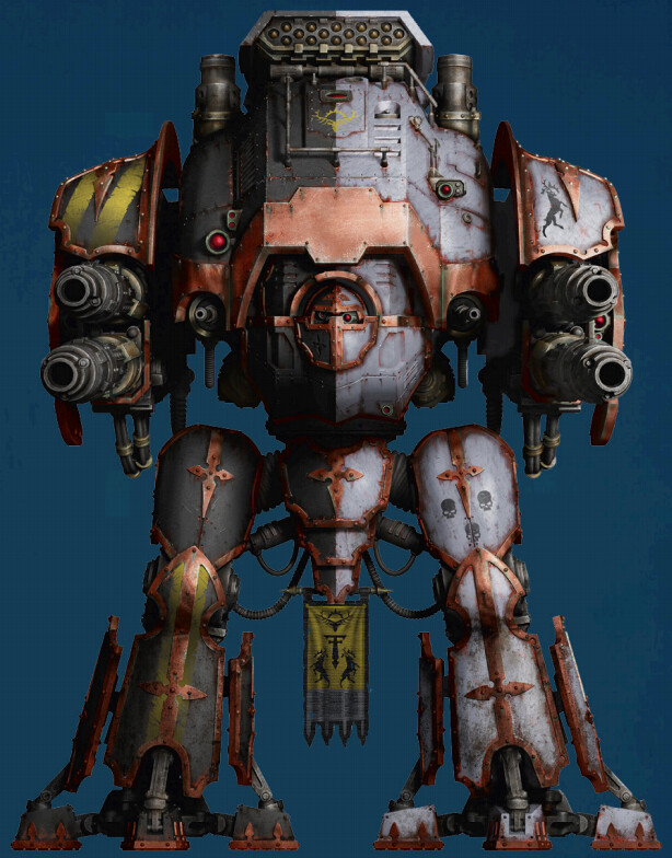 【战锤40K】威猛的巨神——巨神级骑士（Acastus Pattern Knight） - 哔哩哔哩