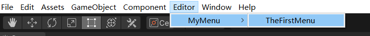 Unity编辑器扩展基本功能：MenuItem（在Unity主菜单中添加自定义子菜单） - 哔哩哔哩
