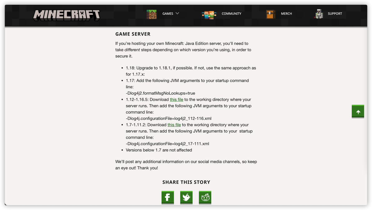 log4j出现重大漏洞？Minecraft服务器受到波及，服务器如何紧急修复Bug？ - 哔哩哔哩