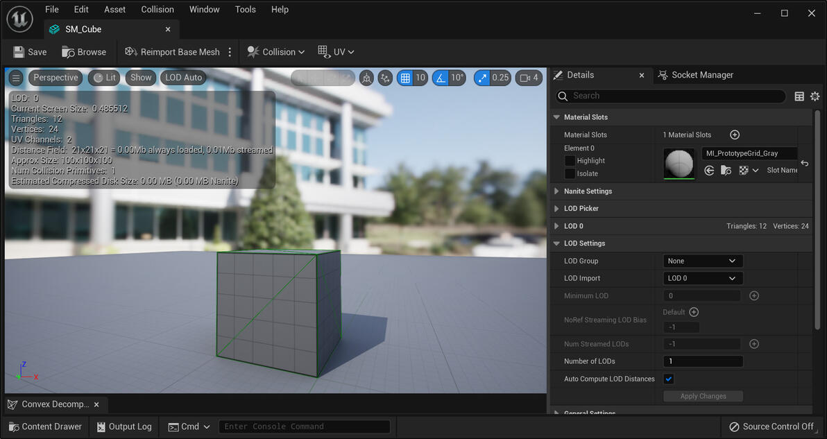 UE5管理内容-创建并使用LOD - 哔哩哔哩