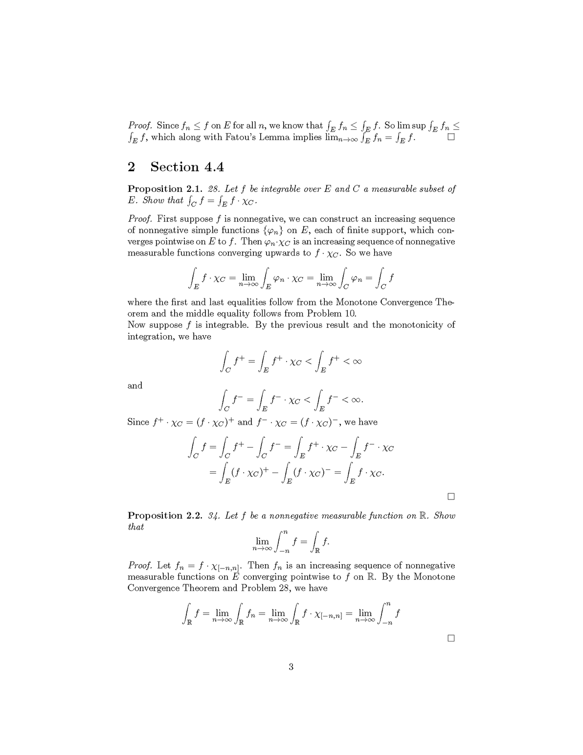 Solutions to Real Analysis(Royden 4th Edition) - 哔哩哔哩