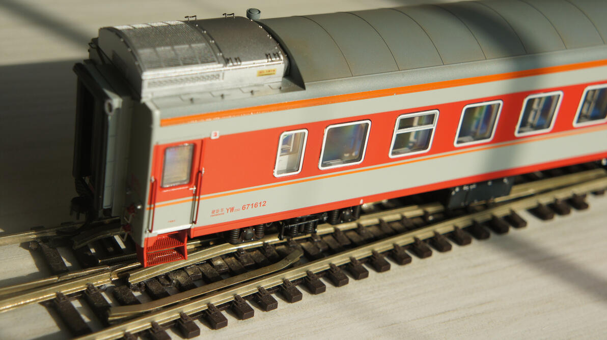 【模型】N27出品YW25G硬卧（广播车）车厢 评测 P2 - 哔哩哔哩