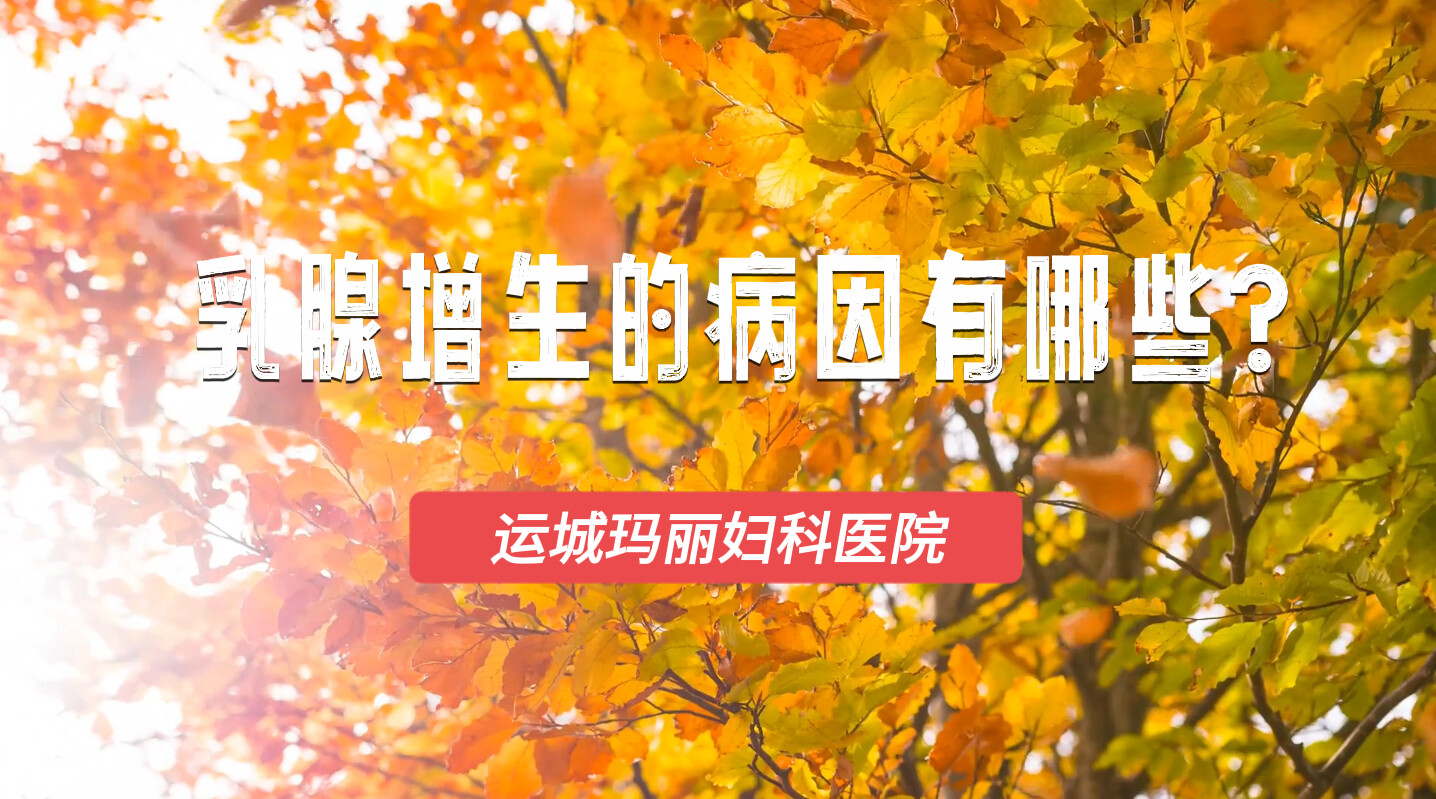 运城玛丽妇科医院乳腺增生的病因有哪些？ 哔哩哔哩