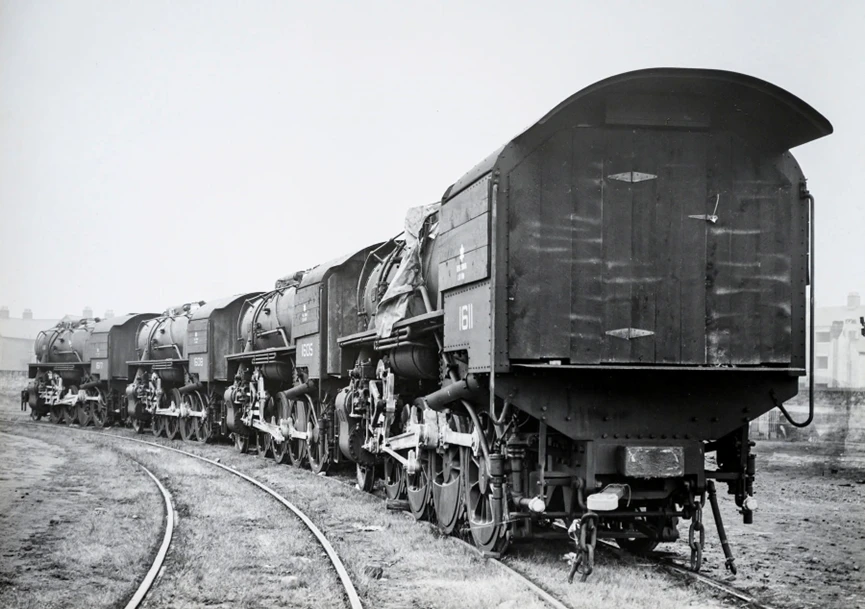 为反法西斯而“战”——美国陆军运输部TC-S160型2-8-0式蒸汽机车 - 哔哩哔哩