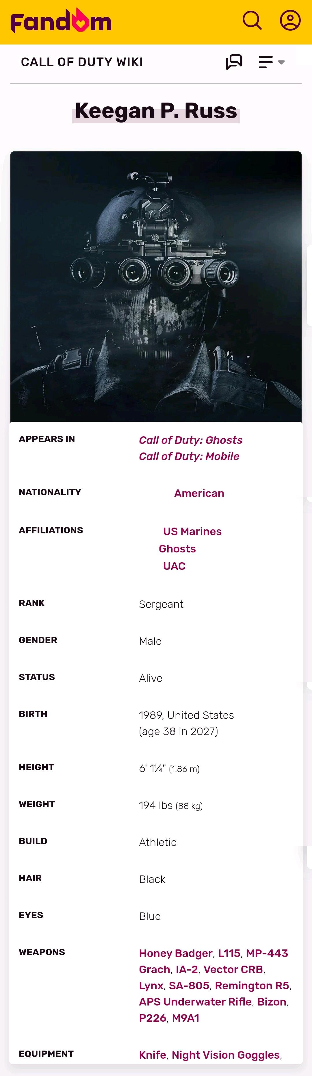 [codwiki]keegan. p.russ人物介绍 - 哔哩哔哩