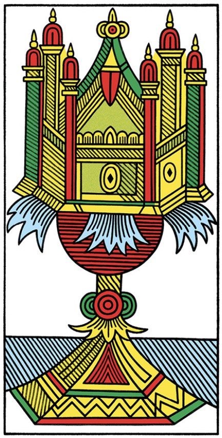 马赛塔罗牌 圣杯ACE - 哔哩哔哩