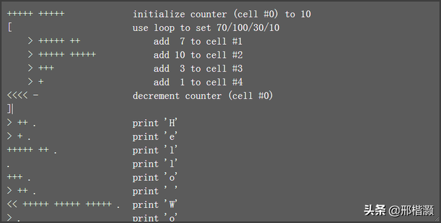 Brainfuck：一款传奇的编程语言 - 哔哩哔哩