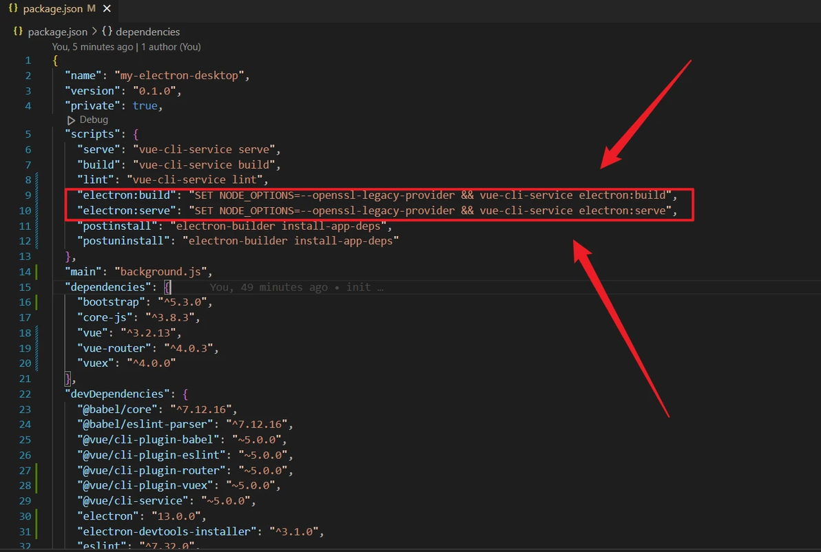 npm run electron:serve 报错解决方案 - 哔哩哔哩