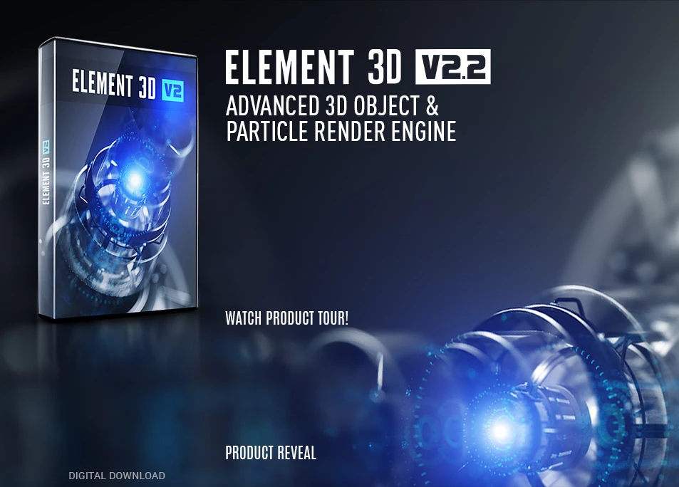 地表最强AE插件，E3D三维模型插件Element 3D v2.2.3 Win和Mac汉化版本！ - 哔哩哔哩