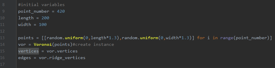 python脚本实现abaqus前处理2D多晶粒建模(附完整源码)-Voronoi多边形的生成 - 哔哩哔哩