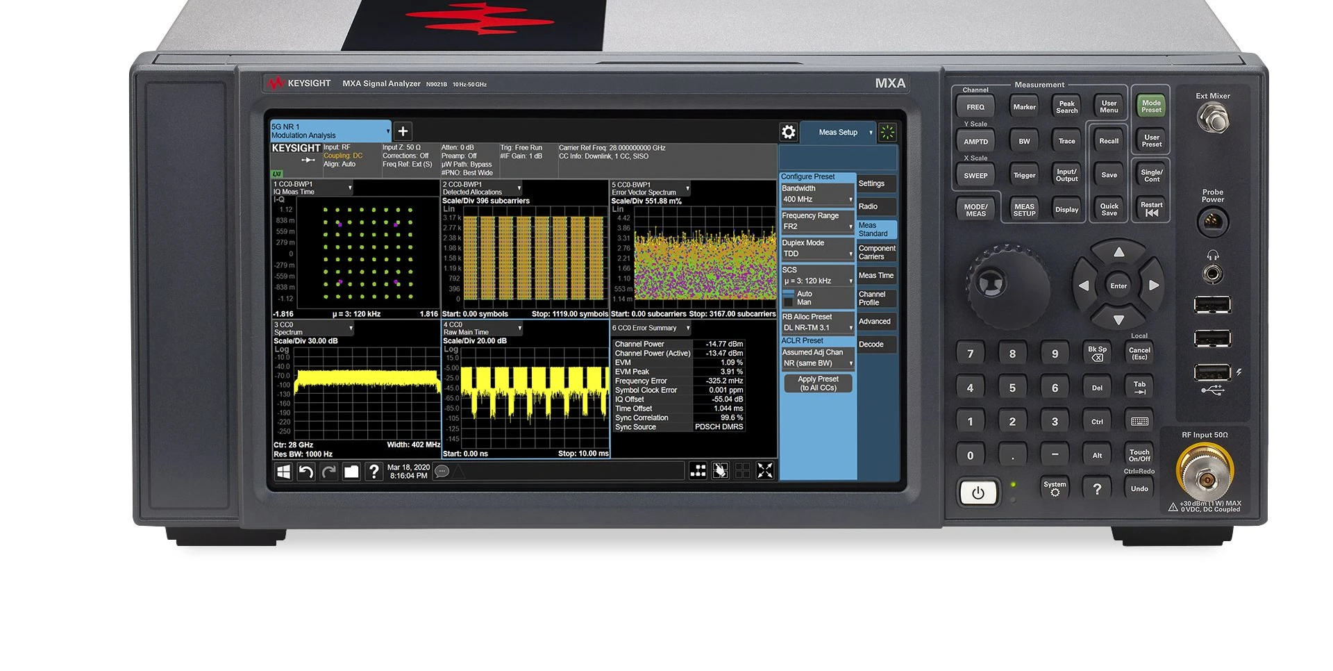 KEYSIGHT是德N9021B信号分析仪 - 哔哩哔哩