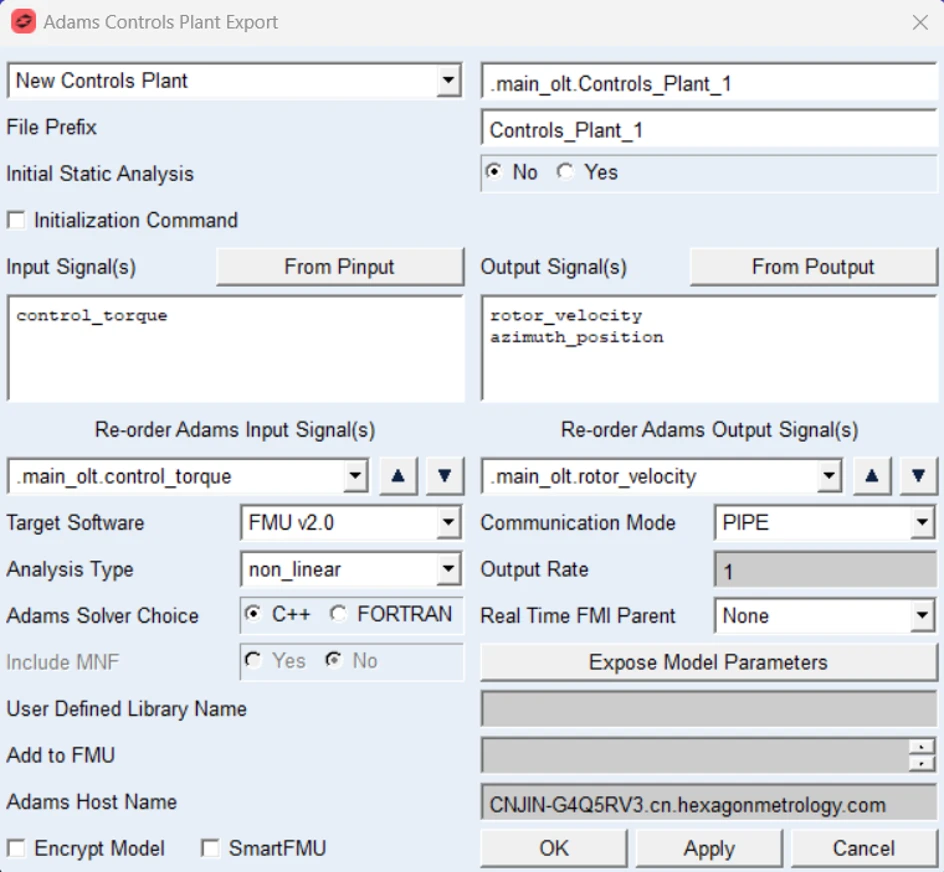 设计仿真 | Adams 与 Matlab 通过 FMI 联合仿真 - 哔哩哔哩