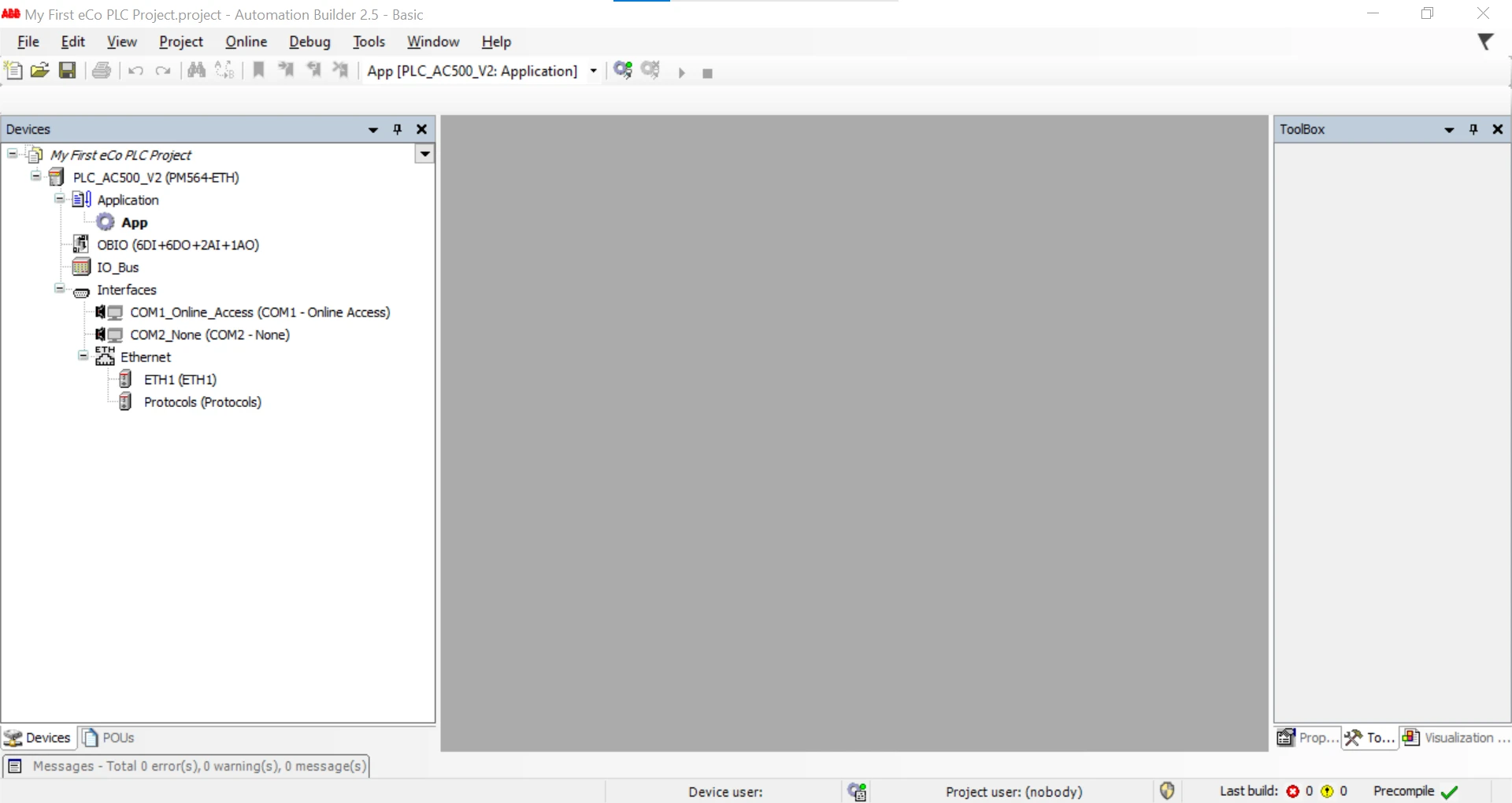 AC500 PLC从入门到实践【第1讲】开启第一个AC500-eCo PLC项目 - 哔哩哔哩